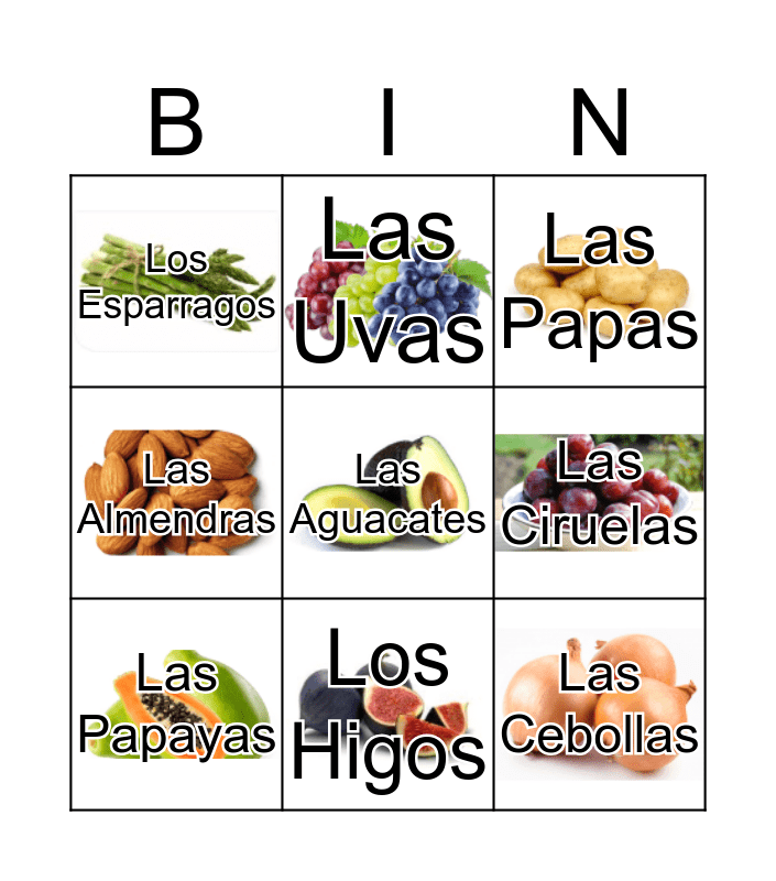 Esperanza Bingo Card