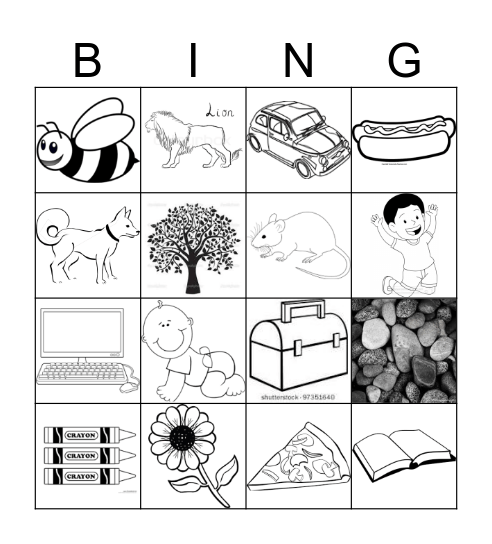 Living and Nonliving Things Bingo Card