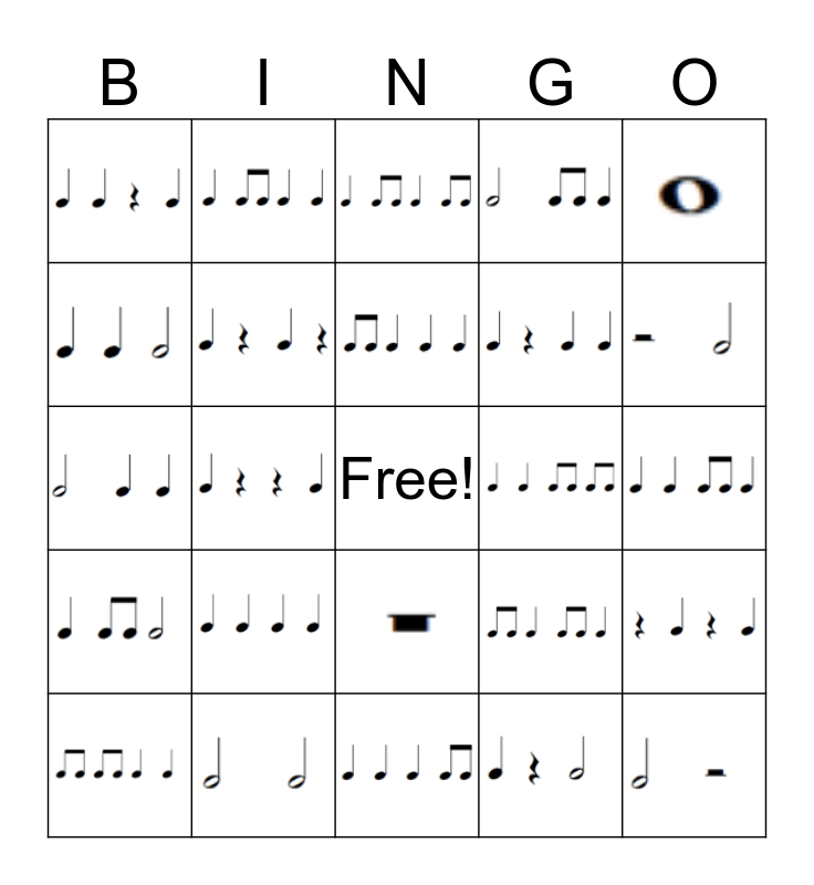 Play Rhythm Bingo Online | BingoBaker