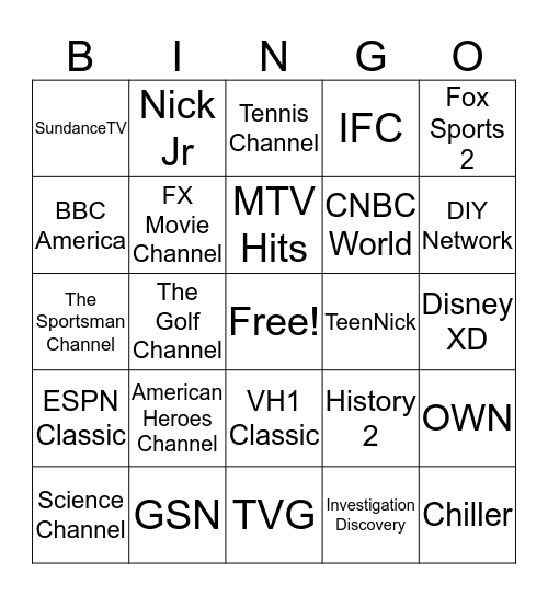 Digital Bingo Card
