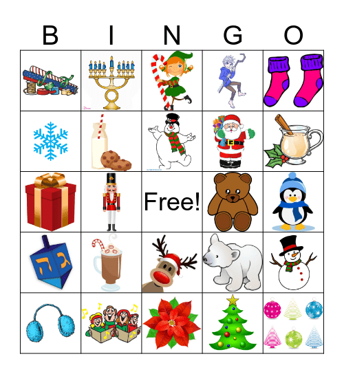 WINTER WONDERLAND Bingo Card