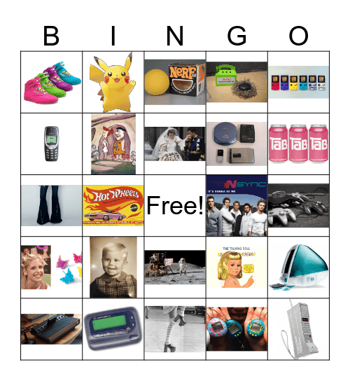 Generational Bingo Card
