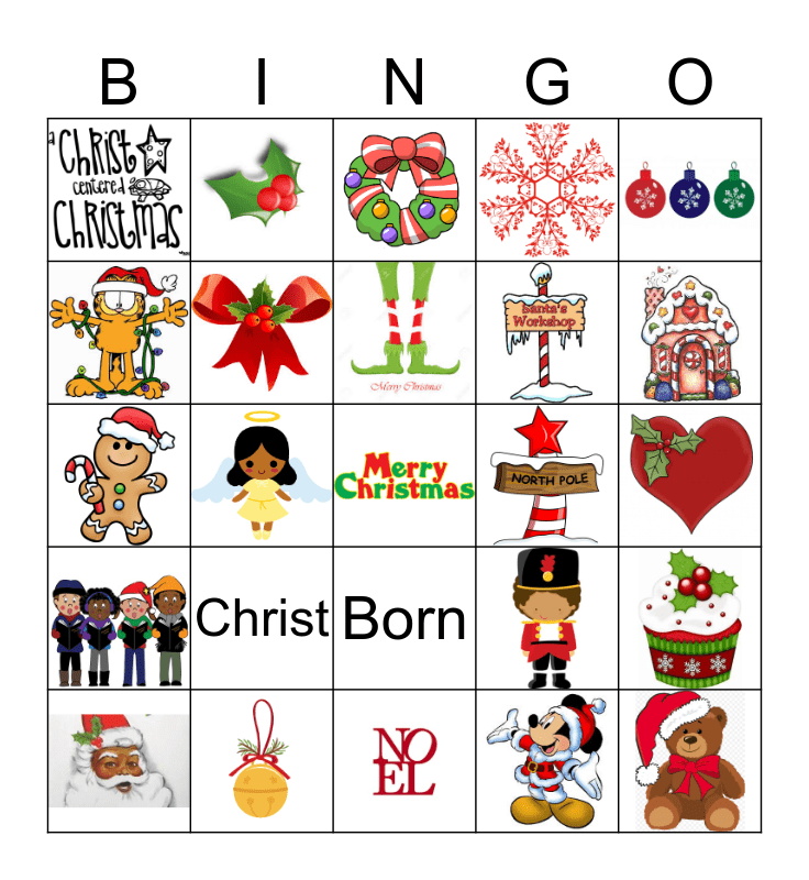 Christ is Christmas Bingo Card