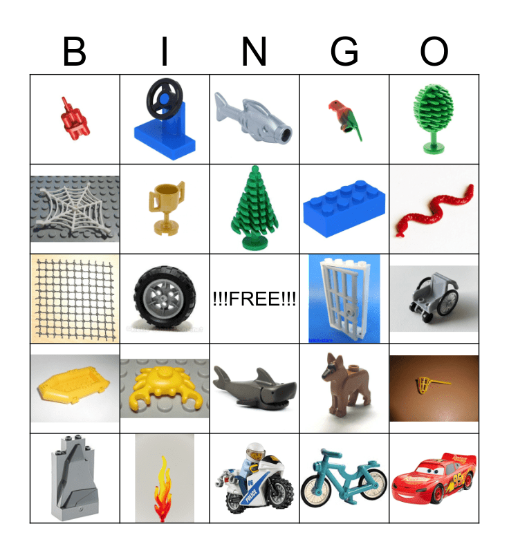 LEGO BINGO Card
