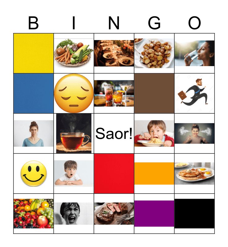 Gaeilge Bingo Card
