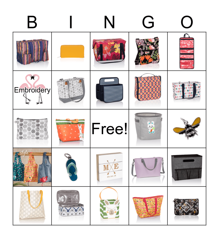 Thirty-One Bingo Card