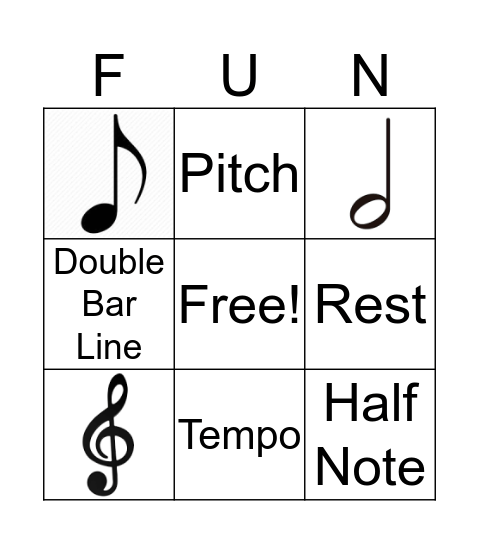 Music Symbols Printable