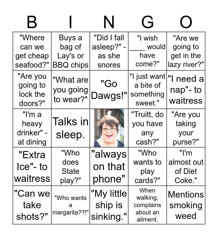 Cha Cha Bingo! Bingo Card