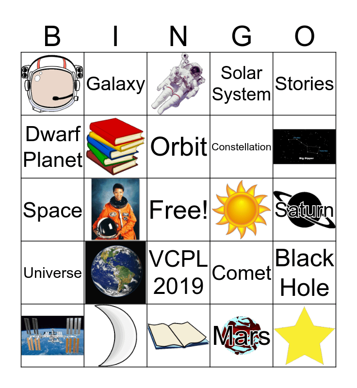 Universe of Stories Bingo Card