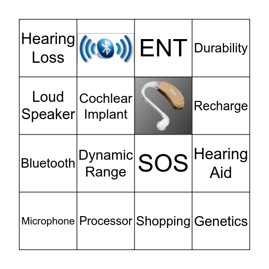 Hearing Devices Bingo! Bingo Card