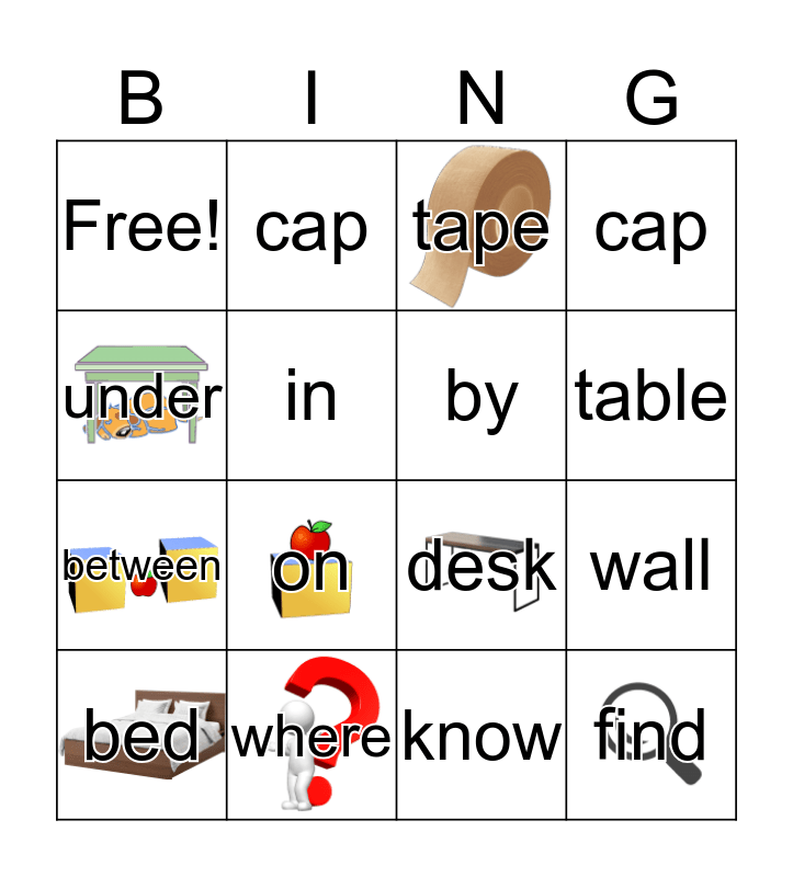 B I N G O Bingo Card
