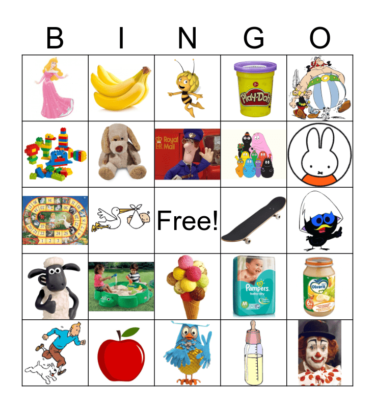 Kinderbingo Card
