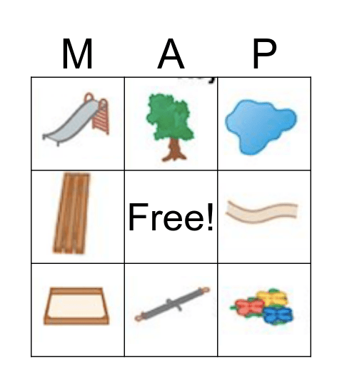 Map Bingo Card