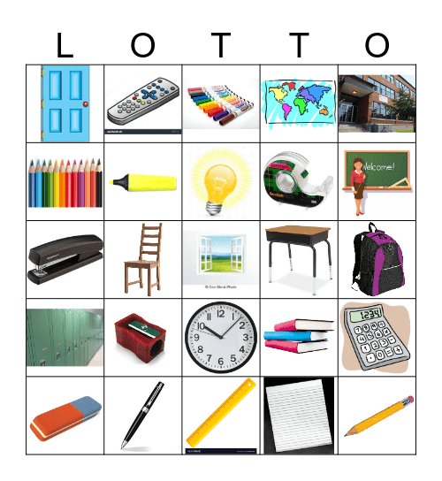 SCHULSACHEN Bingo Card