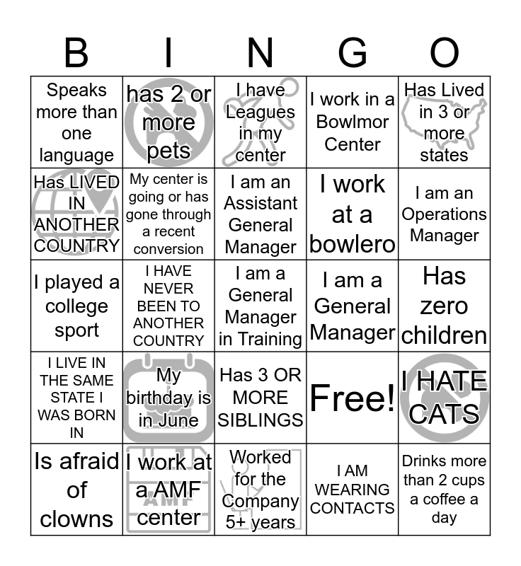 Day 2-Bingo Card