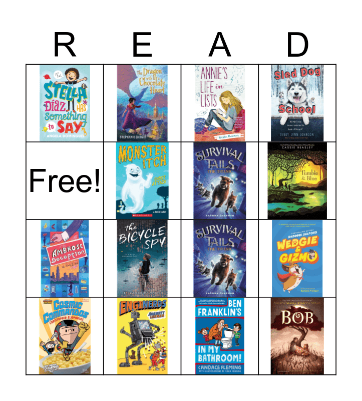 Golden Grove SSYRA 2019-2020 Bingo Card