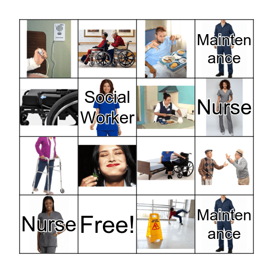 Problem Solving/Safety Awareness Bingo Card