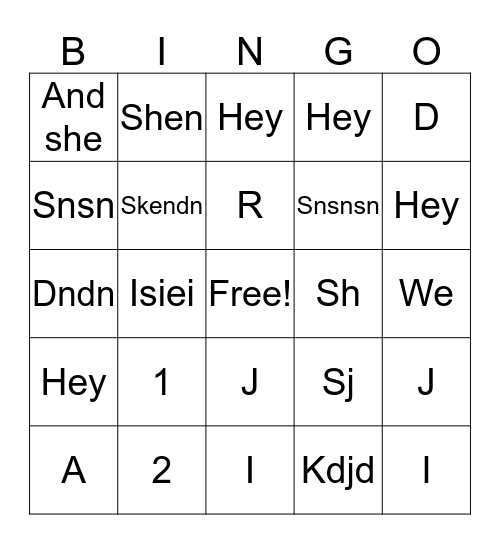 Quick Base Bingo Card