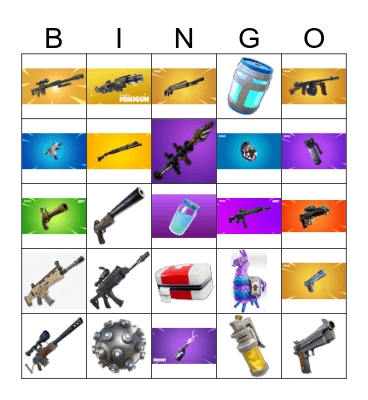 Fortnite Bingo Cards - Page 2