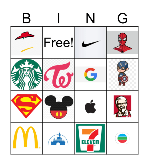 Logos! Bingo Card