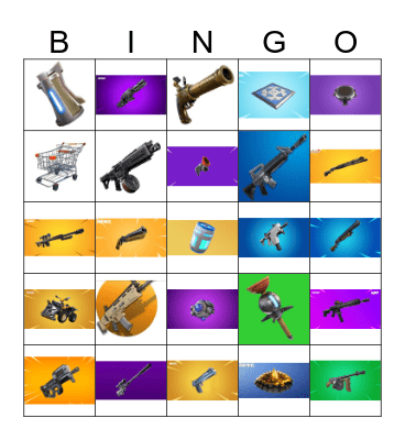 Fortnite Bingo Cards - Page 2