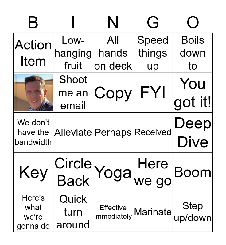 Steve-O Bingo Card