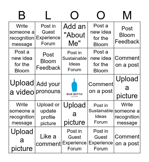 BLOOM BINGO Card