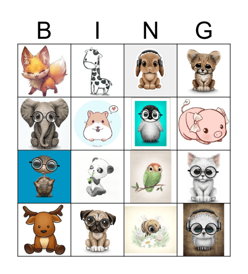 Babysitting Bingo Card