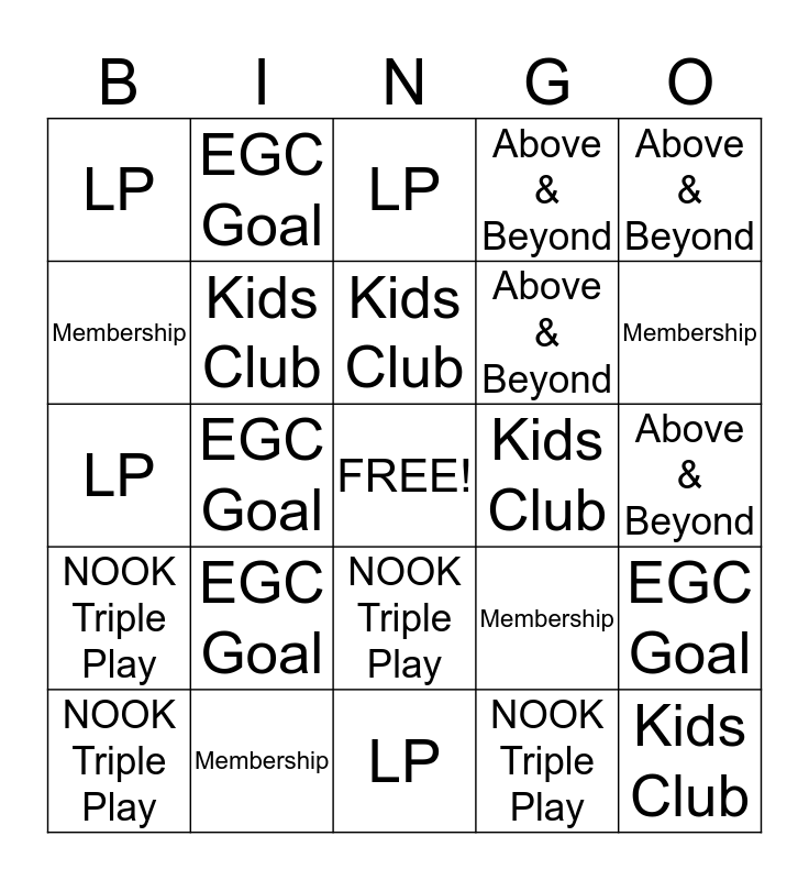 District 62 Bingo Card