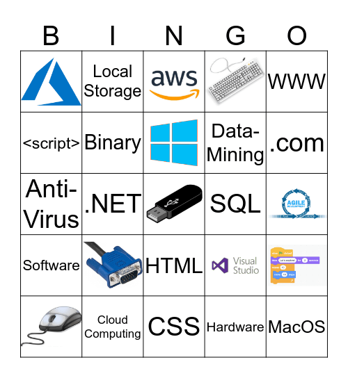 CodeCamp Computing Bingo Card