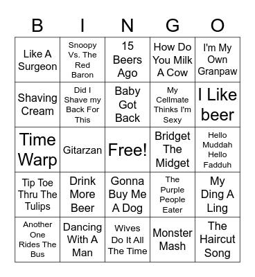 Funny Bingo Cards on Bingo Baker