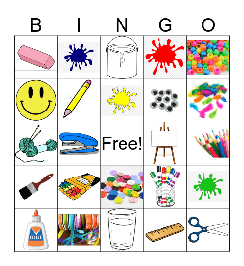 Art Bingo Card