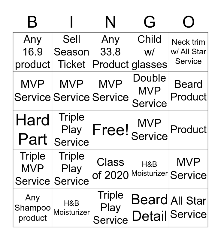 Back 2 School Bingo Card