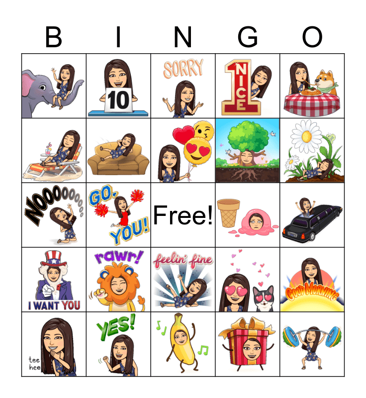 Behavior Bingo Board Bingo Card
