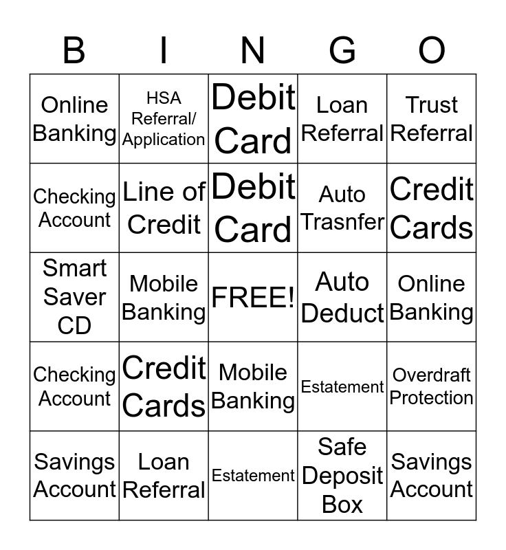 POST SALE BINGO Card
