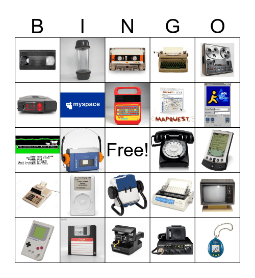 Tech Bingo Card