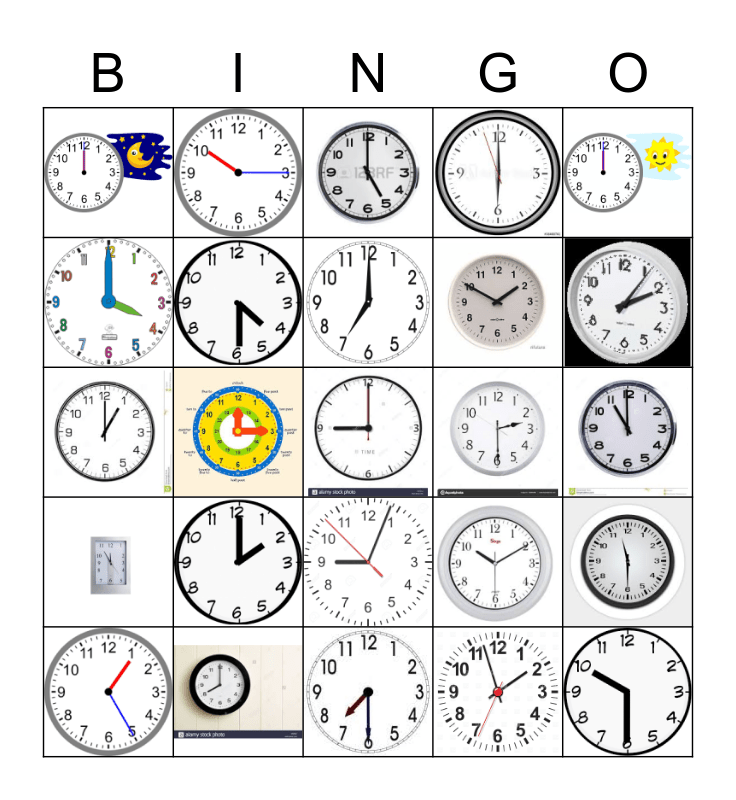 CHE ORE SONO? Bingo Card