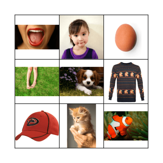 Letter H - N Bingo Card