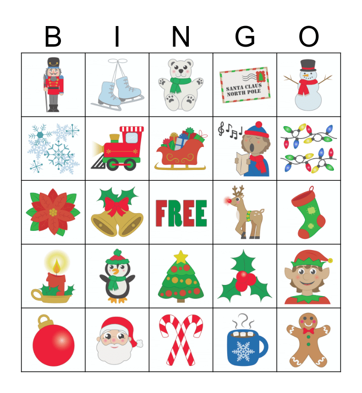 Christmas Bingo Card