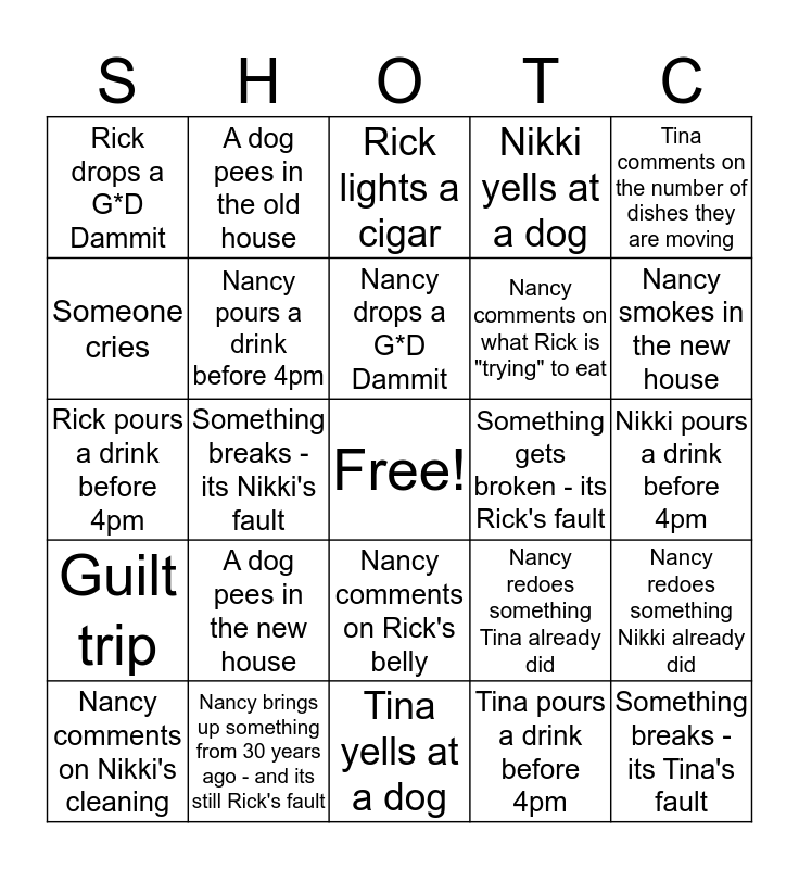 POLICIC-INGO Bingo Card