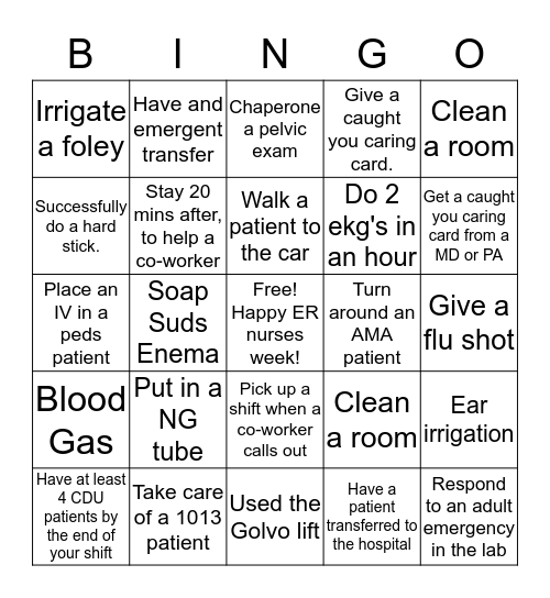 Hollywood Squares Bingo Card