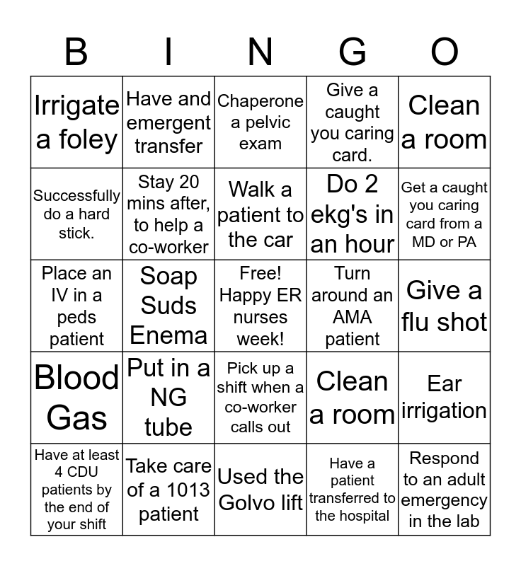 Hollywood Squares Bingo Card