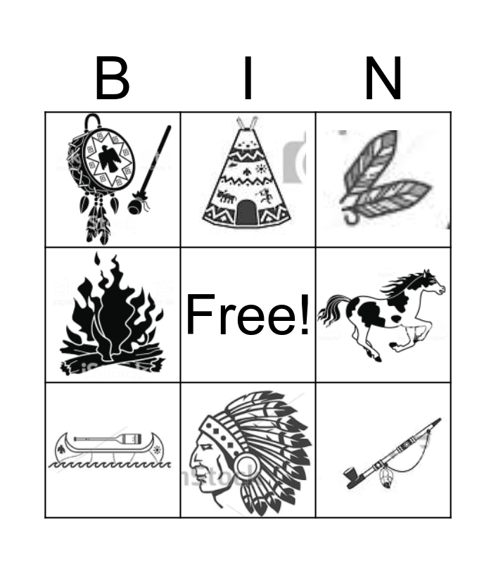 INDIANERBINGO Card