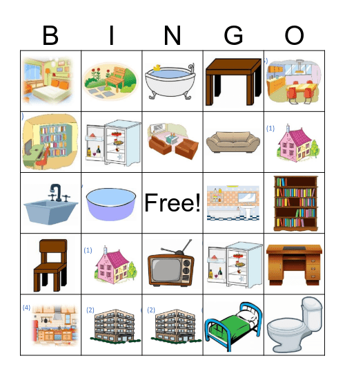 House Bingo Card