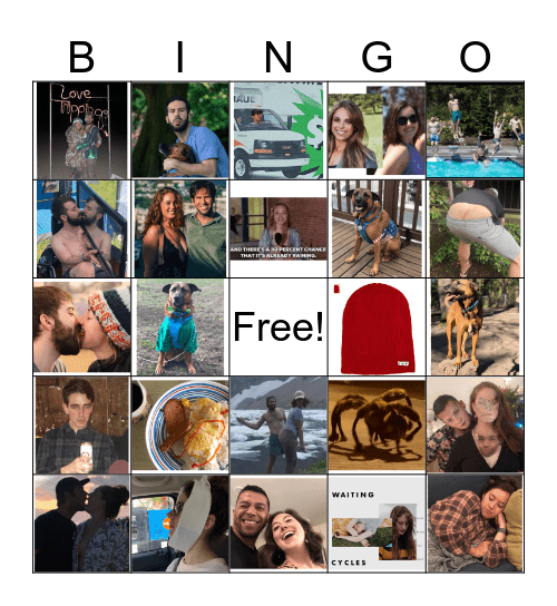 "Good Friends" Bingo Card