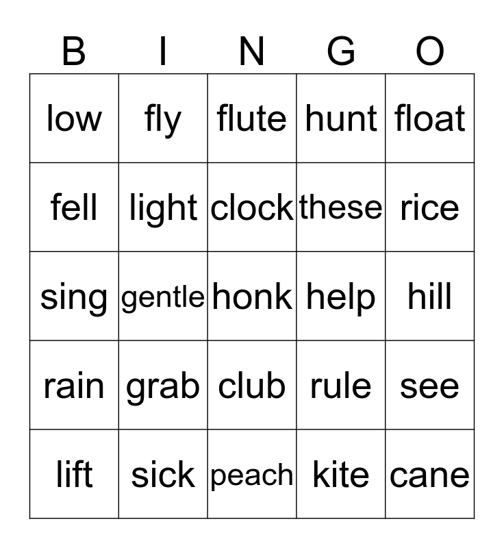 Review Connect Four Bingo Card