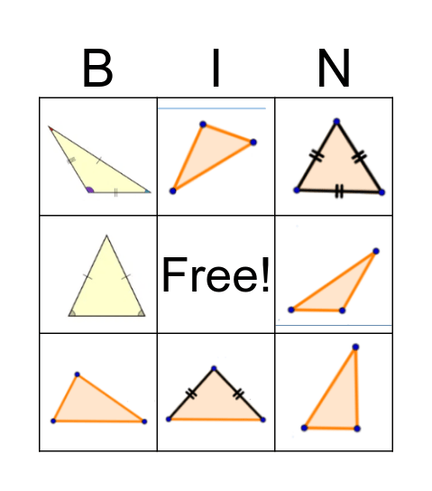 Triangle Bingo Card