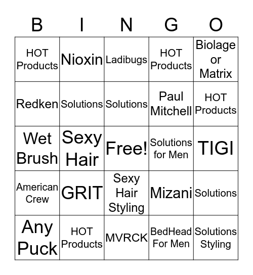 November Bingo Card