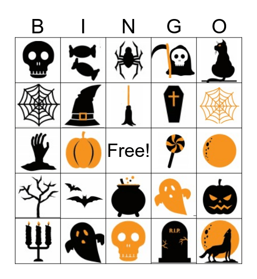 Happy Halloween Bingo Card