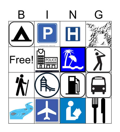 Map skills Bingo Card